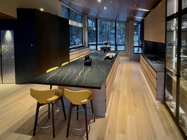 Custom 72" Stainless Steel Undermount Sink in Mountain Home - Modern ...