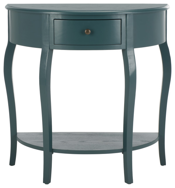 Safavieh Jan Demilune Small Console Table, #N/A - Contemporary ...