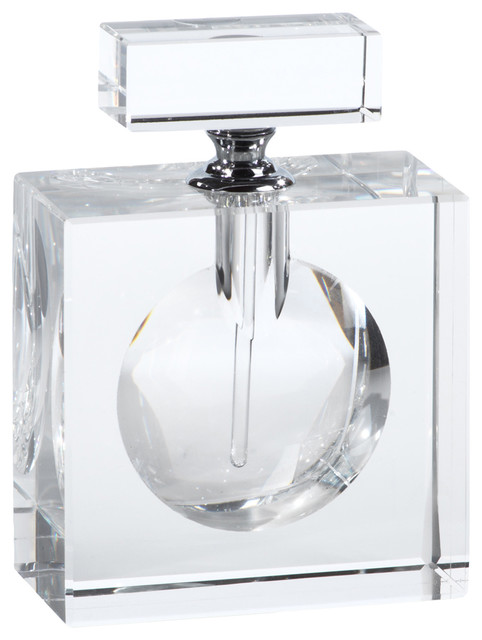 Malak Rectangular Glass Perfume Bottle - Contemporary - Home Fragrances ...