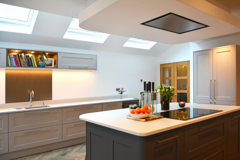 Shaker Style Open Plan Kitchen/Diner, Falmouth - Traditional - Cornwall ...