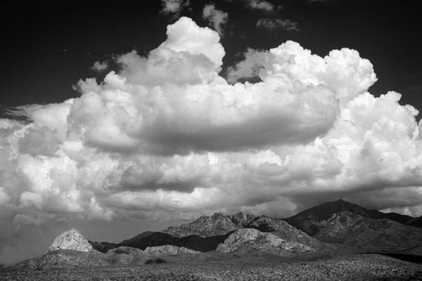 Fine Art Photograph, Santa Rita Mountains in August BW, Fine Art Paper ...