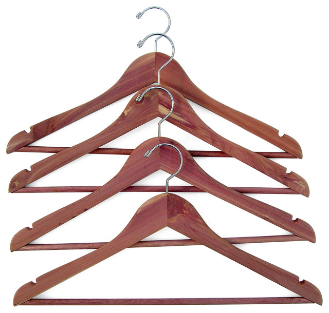 Cedar Hangers - Clothes Hangers - by Household Essentials | Houzz