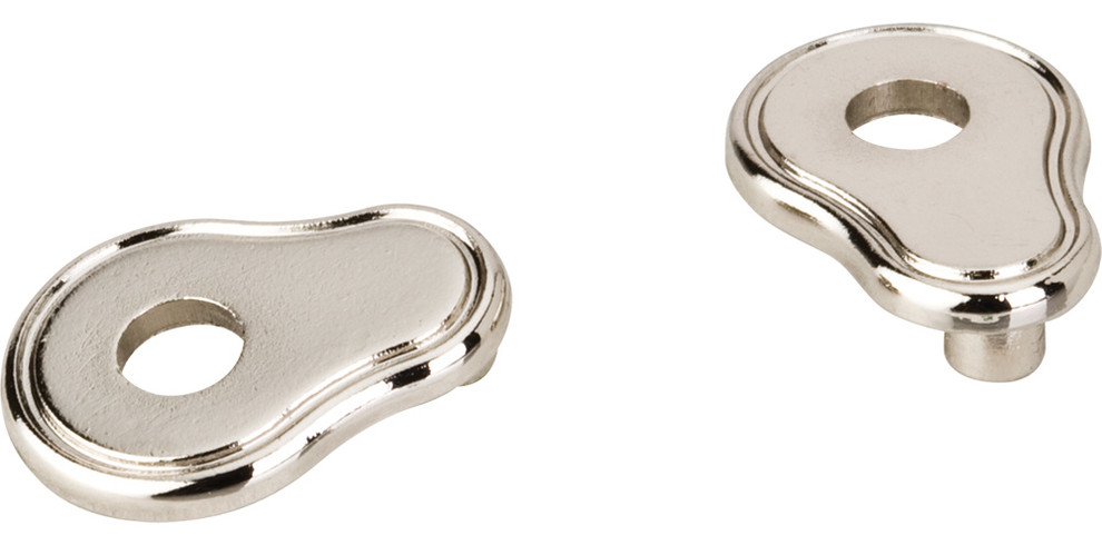Jeffrey Alexander PE02-SN Cabinet Pull Escutcheon, Satin Nickel ...