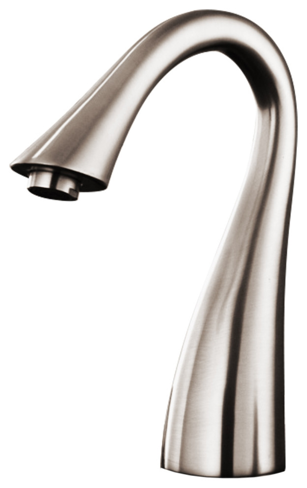 Bathselect Deck Mount Commercial Brushed Nickel Automatic Sensor Faucet