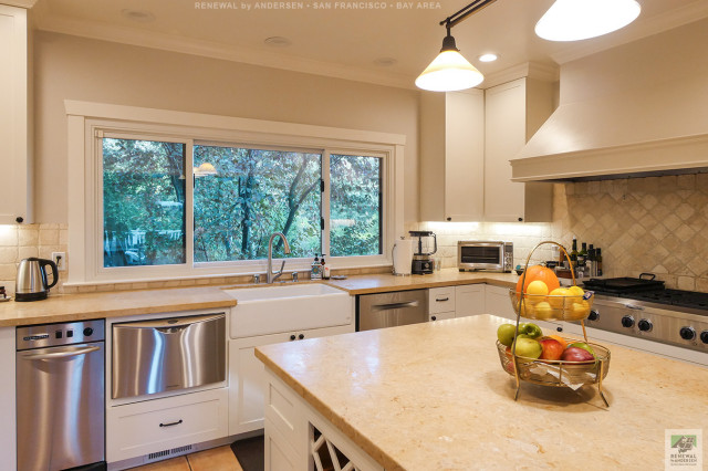 Stunning Kitchen with New Sliding Window - Renewal by Andersen Bay Area ...