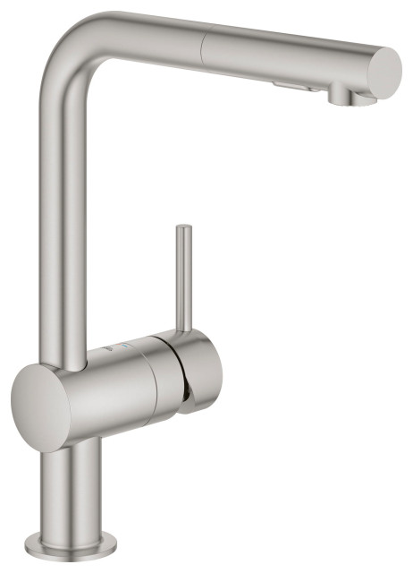 Grohe Minta Single-Handle Kitchen Faucet, Supersteel Infinity ...