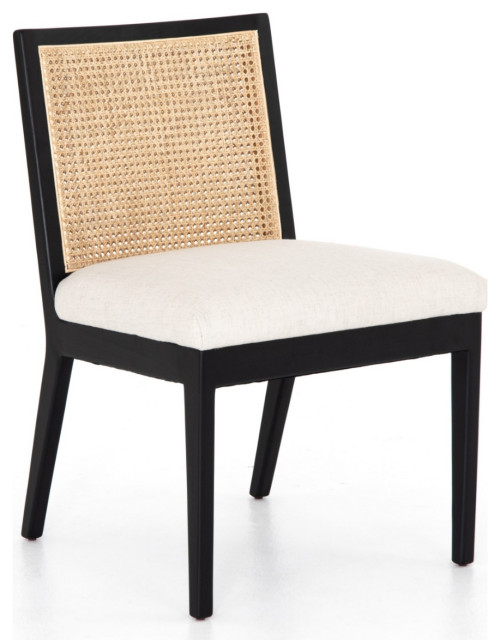 Antonia Woven Cane Back Dining Chair - Tropical - Dining Chairs - by ...