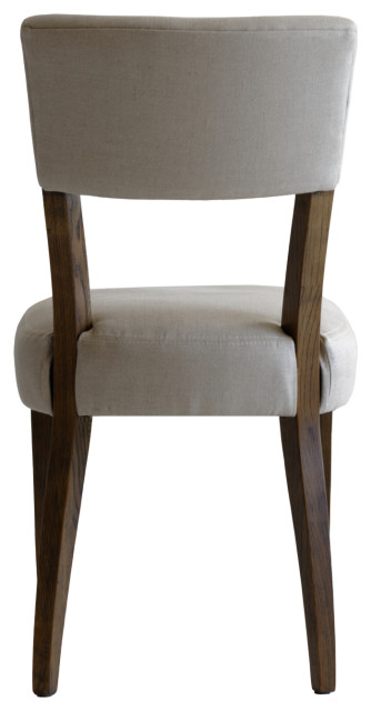 Off White Linen Dining Chair | Andrew Martin Diego - Transitional ...