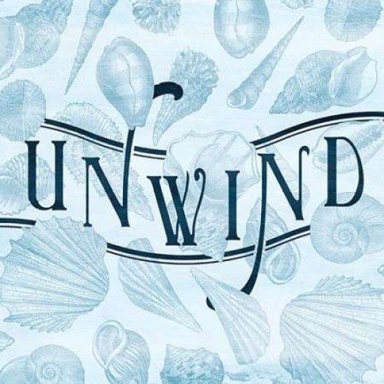"Unwind Shells" Print, 24"x24" - Beach Style - Prints And Posters - by ...