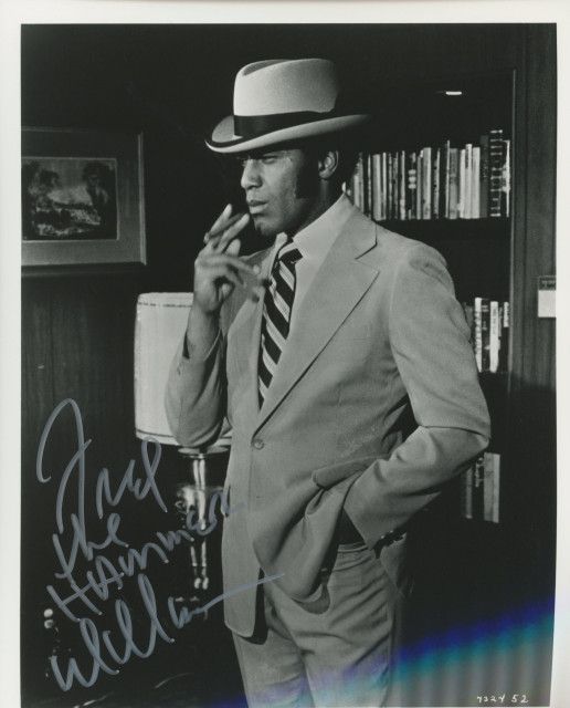 Fred Williamson Signed Photo, Custom Frame - Contemporary - Prints And ...