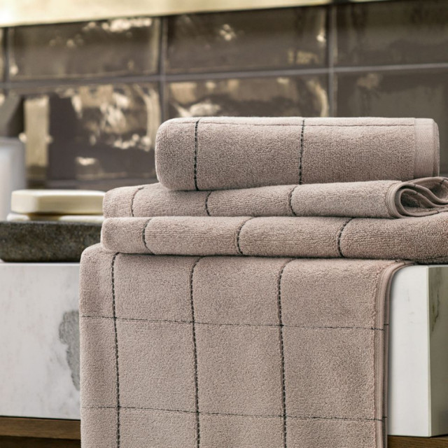 Towe Matthew Beige Hand, Hand Towel - Bath Towels - by Togas | Houzz