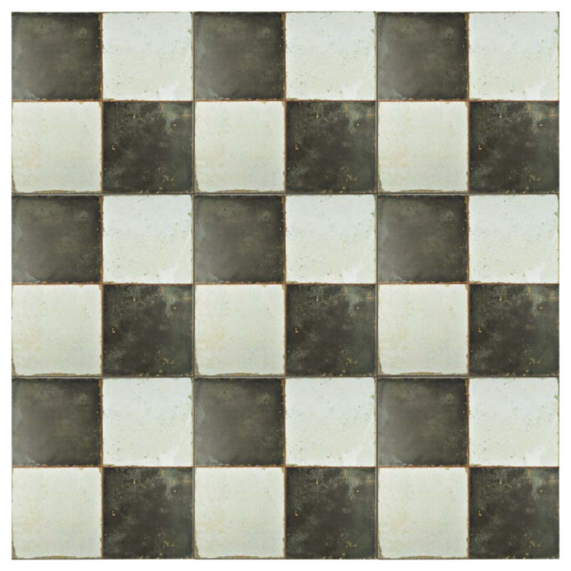 Kings Rombos Ceramic Floor and Wall Tile, Damero, Sample - Farmhouse ...