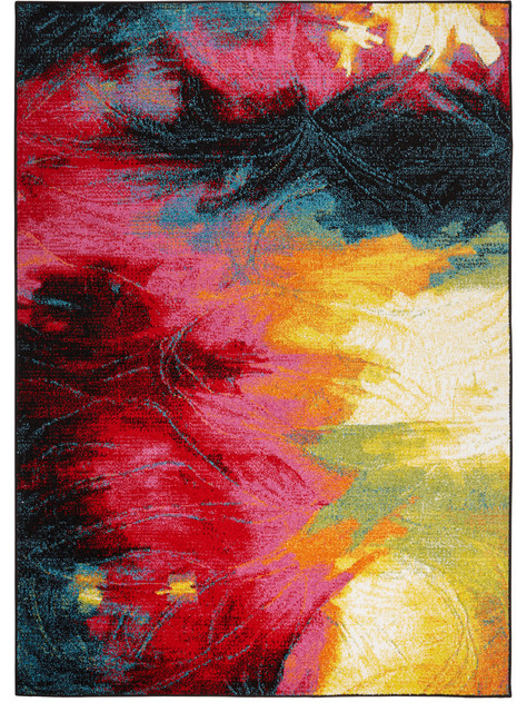 Home Dynamix Splash Mondrian Area Rug Abstract Multi, 19.6"x31.5 ...