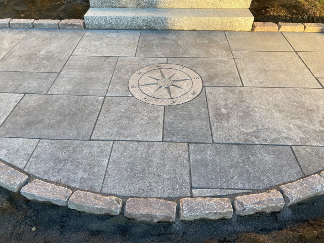 Front Entry Stone Steps - Entrance - Boston - by Littlefield Landscapes ...
