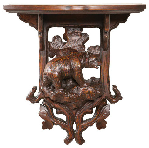 Bear Wall Shelf - Rustic - Display And Wall Shelves - by Lodgeandcabins ...
