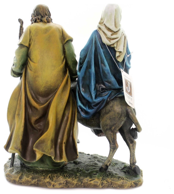 Christmas La Posada Figurine Mary Joseph Donkey Holiday Figurines, 10 ...
