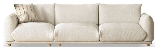 Lamb velvet Sofa Wabi-Sabi Style - Transitional - Sofas - by GVAwood | Houzz