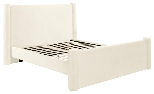 Athara Velvet Full Bed, queen - Transitional - Platform Beds - by TOV ...
