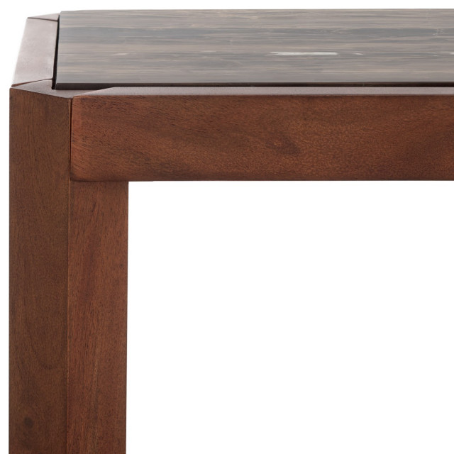 Safavieh Couture Bernardi Marble Top Console Table - Transitional ...