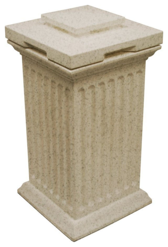 Good Ideas Savannah Column Storage and Waste Bin - Modern - Outdoor ...