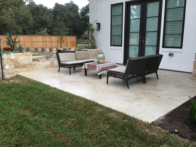 Travertine Pavers Patios & Tile - Classique - Terrasse et Patio ...