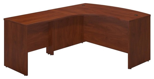 Series C Elite 60"X43D Left Handed Bow Front L Shaped Desk With 36W ...