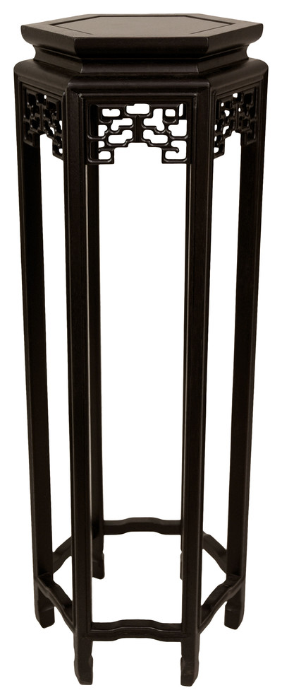 36" Hexagon Plant Stand - Traditional - Plant Stands And Telephone ...