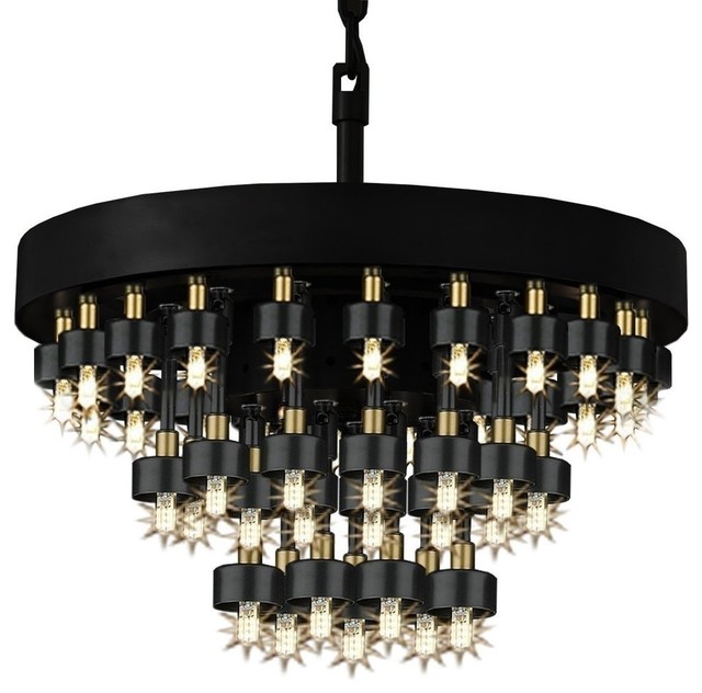 Galaxy 3-Ring Chandelier Lighting Chandeliers - Contemporary ...