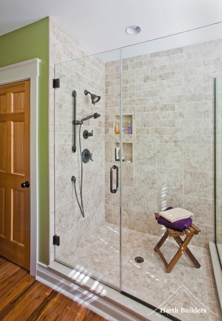 Zero Threshold Shower - Bathroom - Philadelphia - by Harth Builders