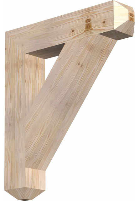 Traditional Craftsman Bracket, 30"D x 34"H - Transitional - Corbels ...