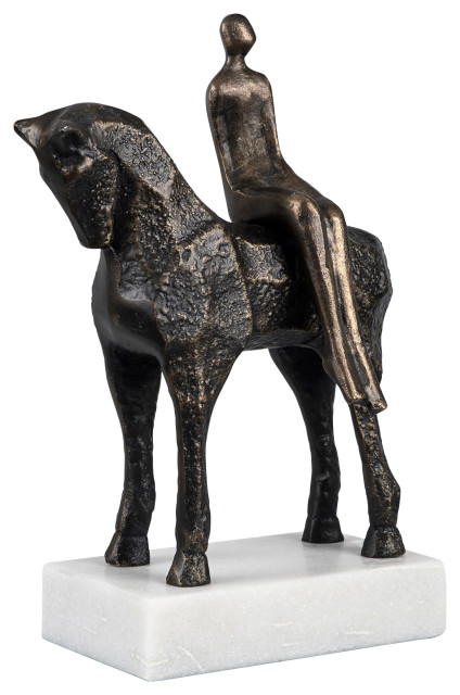 Godiva Sculpture, White, Bz - Contemporary - Decorative Objects And ...