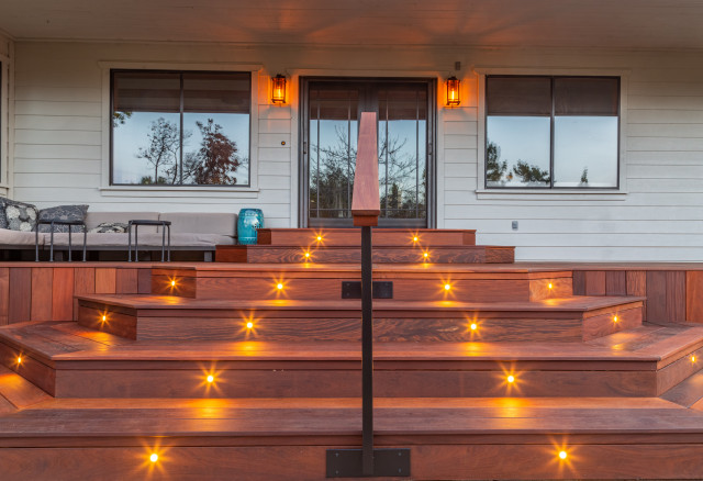 Ipe Deck Columbia Ca Contemporain Sacramento Par Weslei Costa