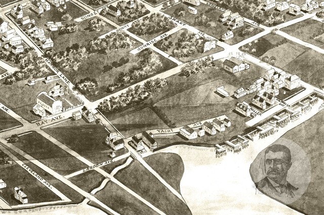 Old Map of Somers Point New Jersey 1925, Vintage Map Art Print, 18"x24 ...