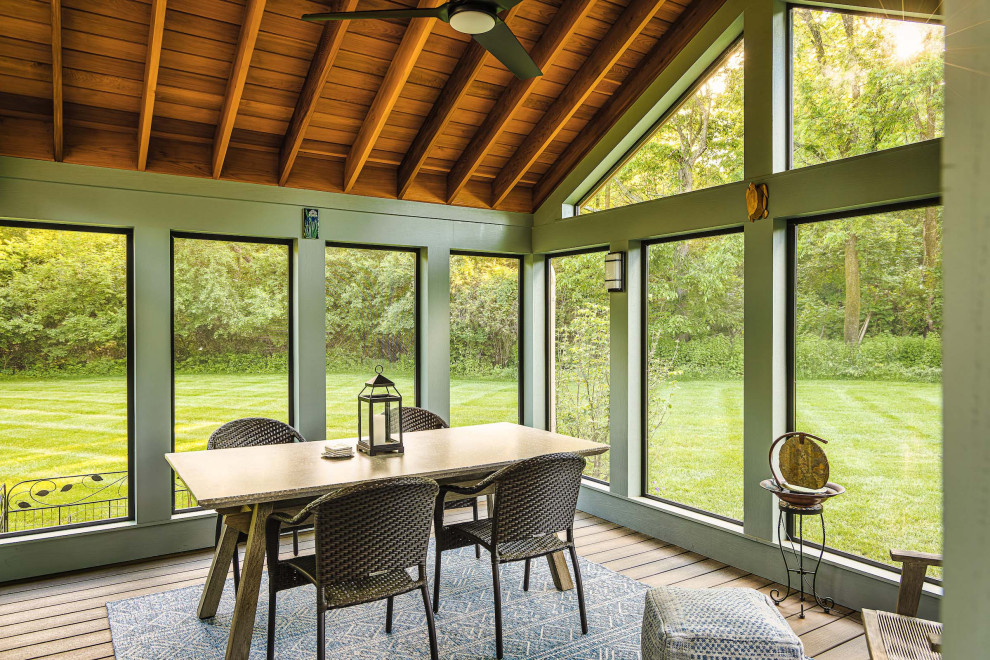 Screened Porch Retreat in Ann Arbor - Contemporary - Porch - Detroit ...