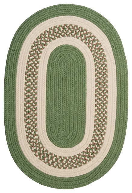 Colonial Mills Crescent Nt61 Moss Green Area Rugs, 8x8 Round ...