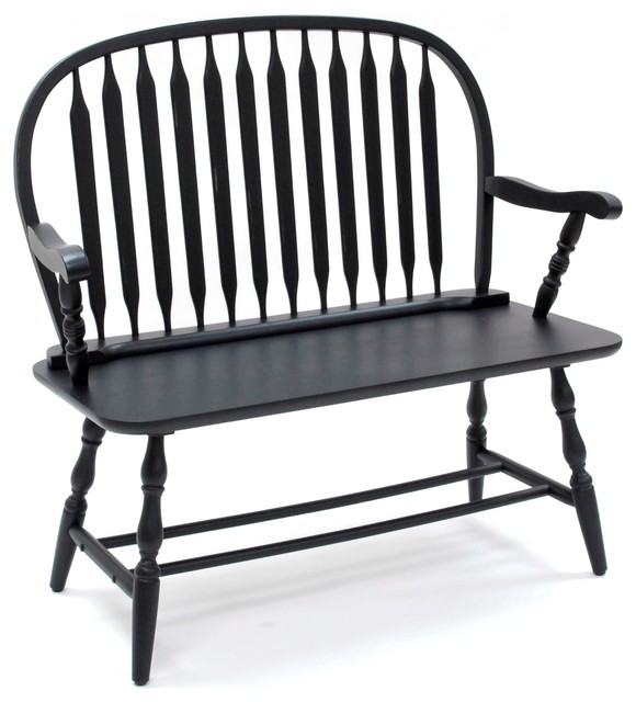 Windsor Bench - Traditional - Accent And Storage Benches - by CAROLINA ...