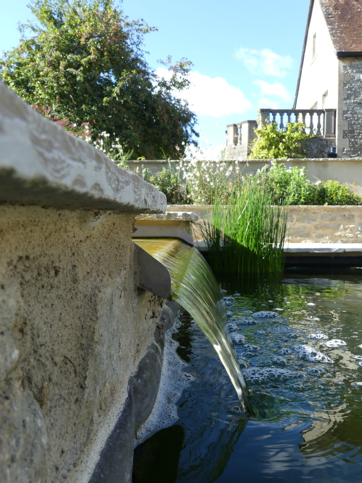 Country Garden and Rill, Wiltshire - Contemporary - Landscape ...