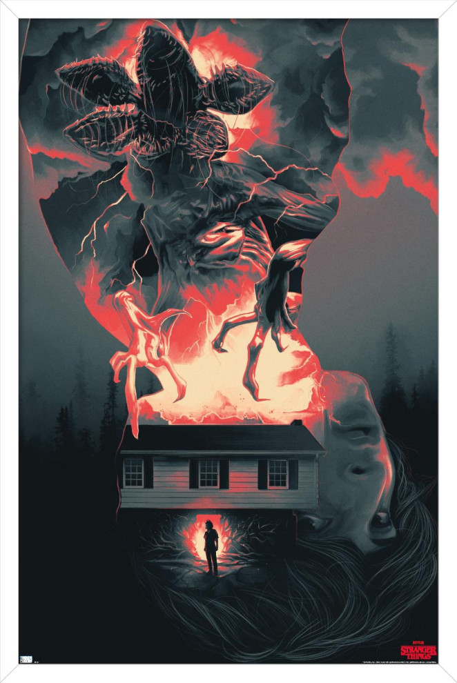 Netflix Stranger Things - Silhouettes - Contemporary - Prints And ...