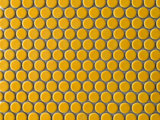 Bright Yellow Penny Round Mosaic Tile - Contemporary - Mosaic Tile - by ...