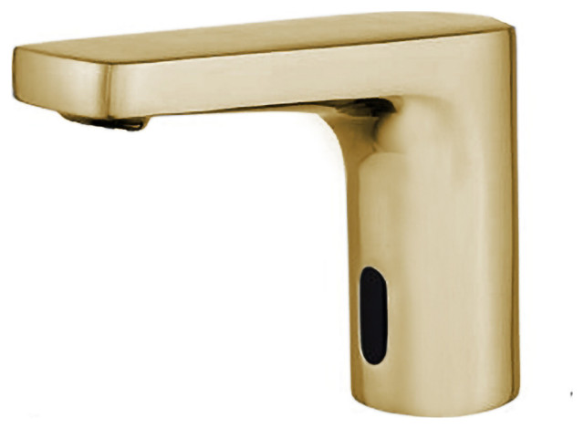 Fontana Commercial Brushed Gold Touchless Automatic Sensor Faucet