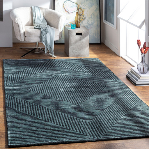 Surya Quartz QTZ-5030 5'x7'6" Rug, Sage/Dark Green - Contemporary ...