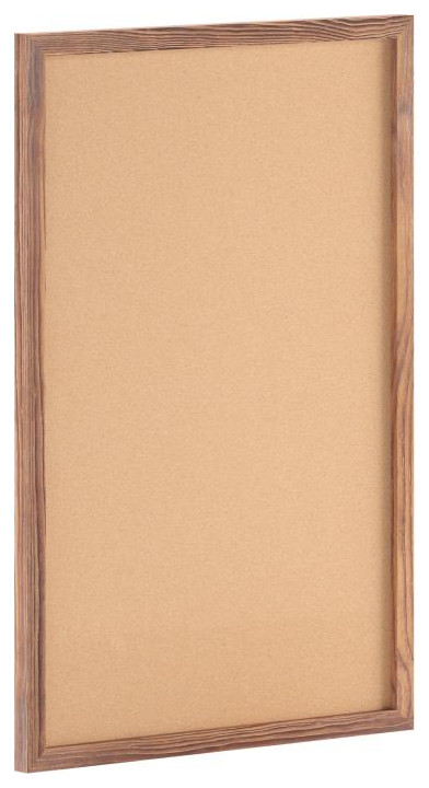 24x36 Torched Brown Cork Board, Brown - Modern - Bulletin Boards And ...