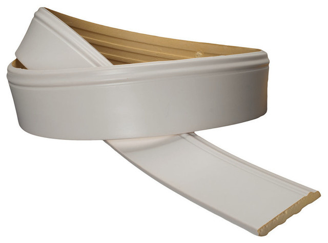 4" Plain Polyurethane Baseboard Moulding - Traditional - Molding And ...