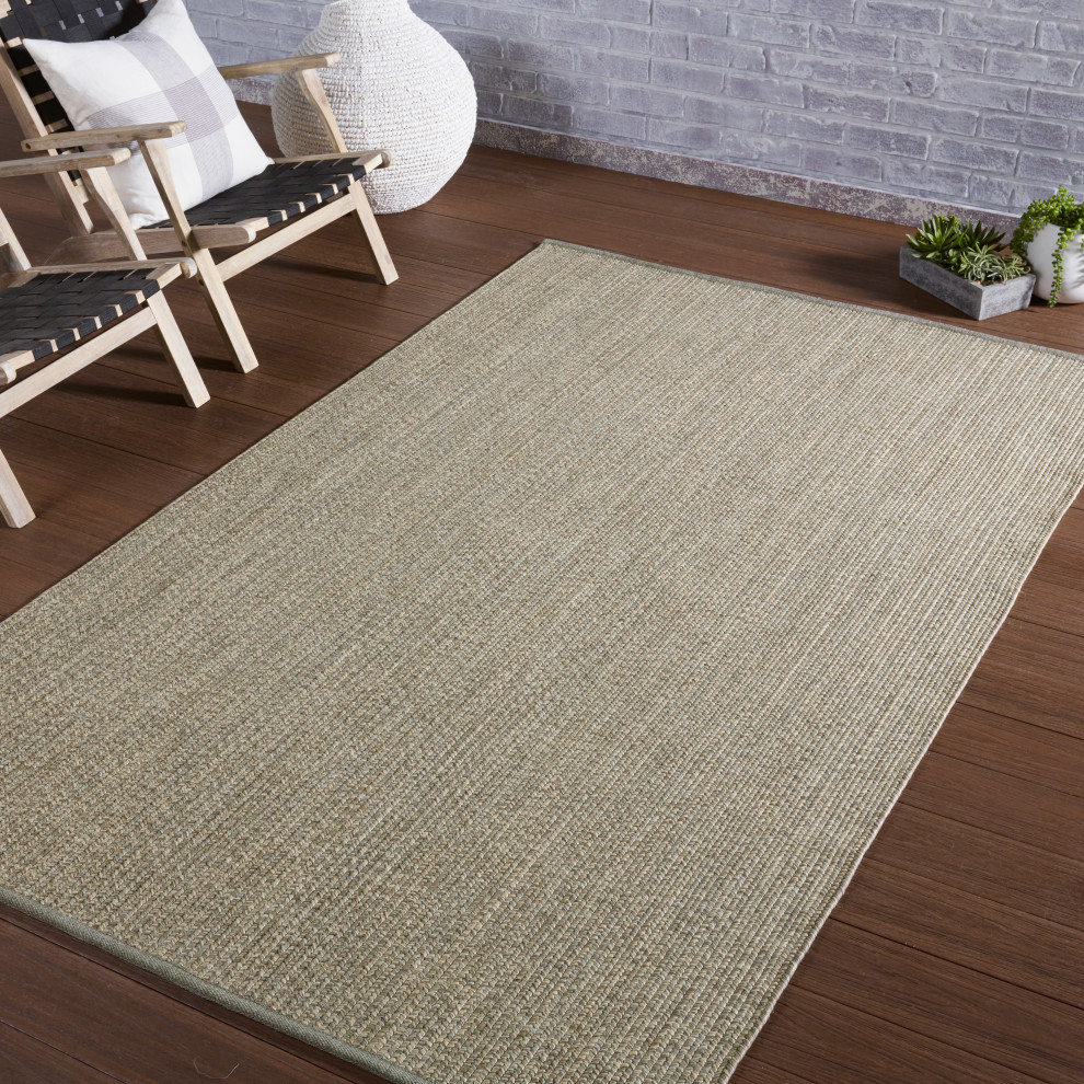Jaipur Living Sven Indoor/Outdoor Solid Area Rug, 10'x14 ...