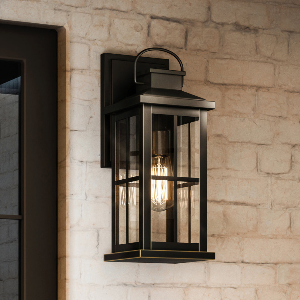 Luxury Transitional Wall Sconce, Olde Bronze - Transitional - Outdoor ...