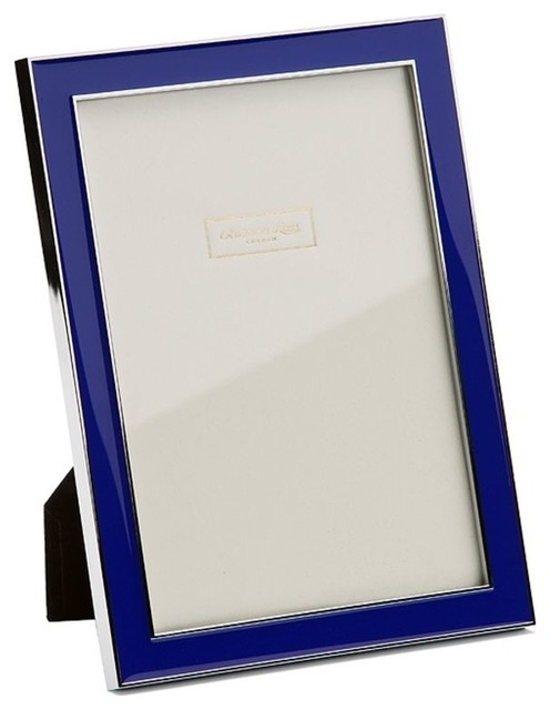 Addison Ross Royal Blue Enamel Frames, 4x6 - Contemporary - Picture ...