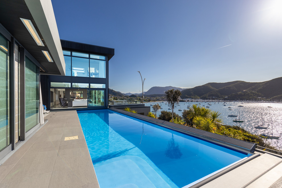 Infinity Pool by Mayfair Pools Marlborough - Modern - Swimming Pool ...