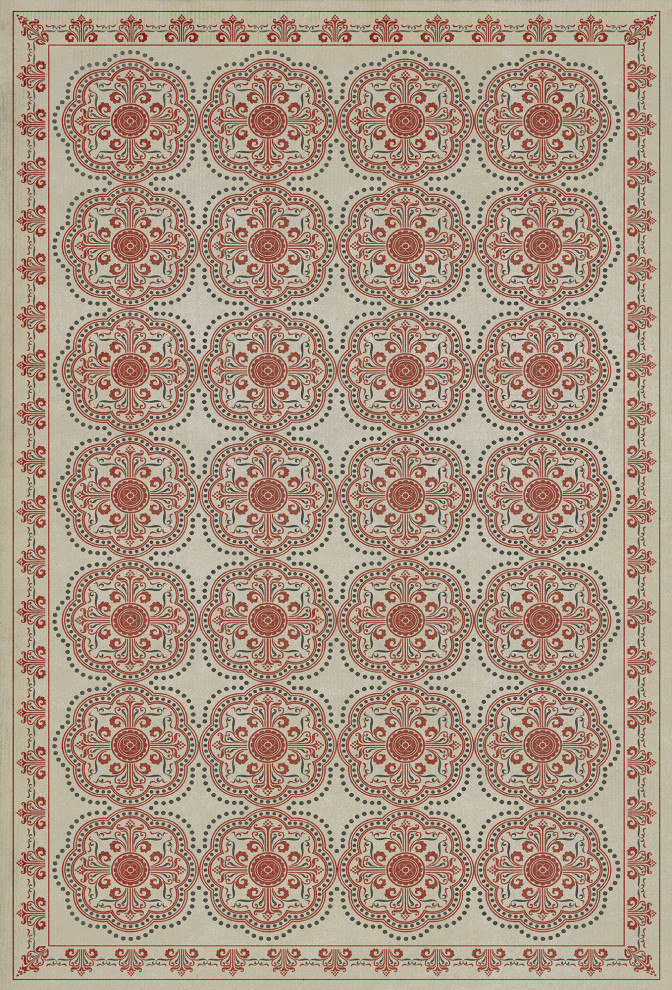 Pattern 28 Youre Not Going Mad 38x56 Vintage Vinyl Floorcloth ...