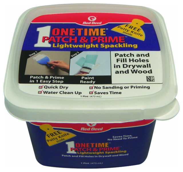 Red Devil® 0540 Onetime® Patch & Prime® Lightweight Spackling, 1 Pint ...