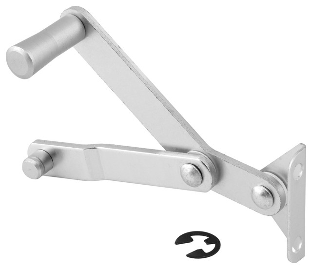 Aluminum, Right-Hand, Louver Operator, International - Window Hardware ...